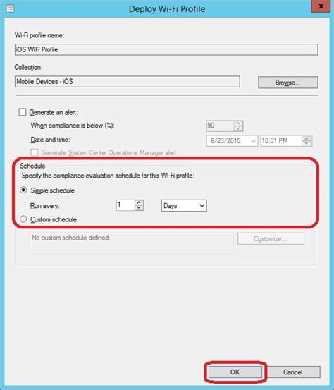 create and deploy a wifi profile for mobile devices with configmgr 2012