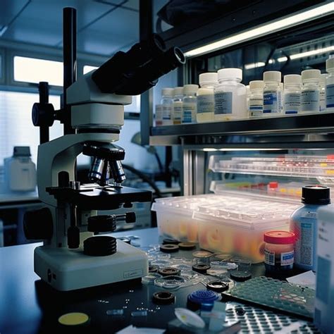 Free Laboratory Microscope Setup Image Download At Stockcake