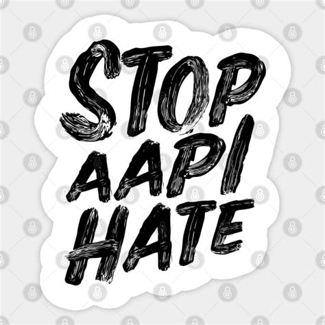 Stop Aapi Hate Official Logo Action Stop Aapi Hate Sticker