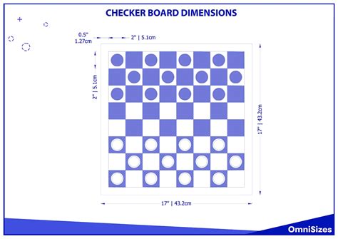 Checker Board Dimensions Sizes Of Objects And Stuff