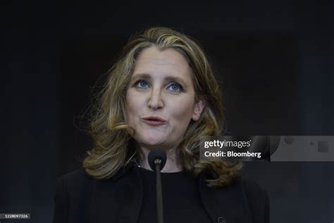 Chrystia Freeland Canadas Deputy Prime Minister And Minister Of