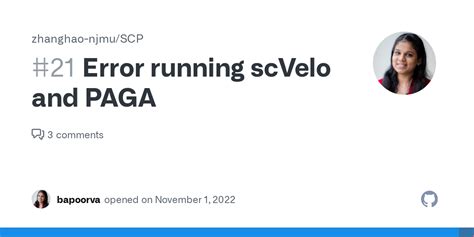 Error Running Scvelo And Paga · Issue 21 · Zhanghao Njmuscp · Github