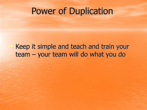 PPT Power Of Duplication PowerPoint Presentation Free Download ID 6392692
