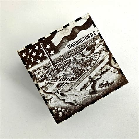 Washington D C Box Digital Download File YreArt