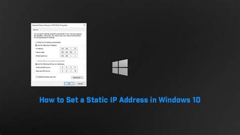 How To Set A Static Ip Address On Windows 11 Tech Dhee