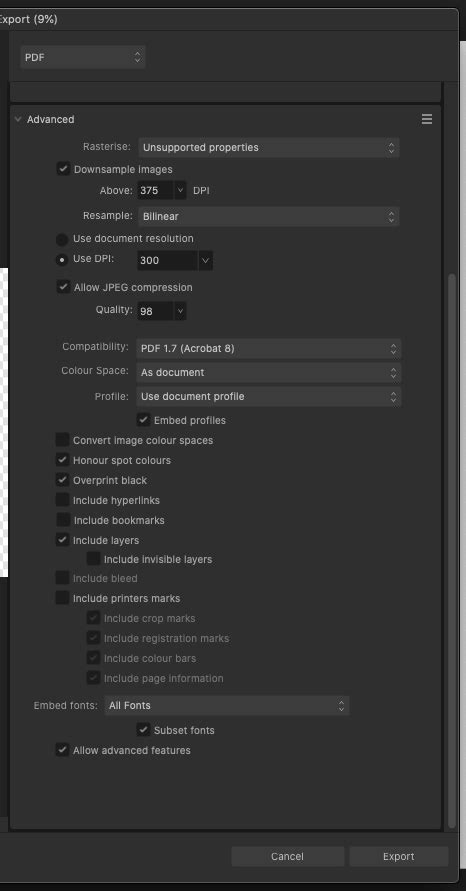 Can T Export Pdf With SPOT Colours What Am I Doing Wrong Desktop Questions MacOS And