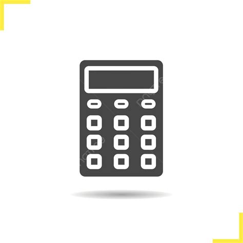 Calculator Icon Pictogram Mathematics Mathematic Operation Vector