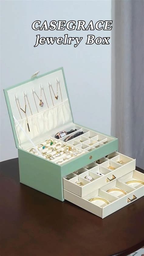 Casegrace Jewelry Display Box Jewelry Organizer Box T For Her [video] In 2024 Diy Jewelry