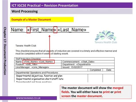 Ict Igcse Practical Revision Word Processingpdf Desktop Publishing