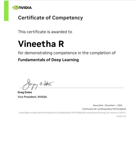 Vineetha R On Linkedin Deeplearning Artificialintelligence