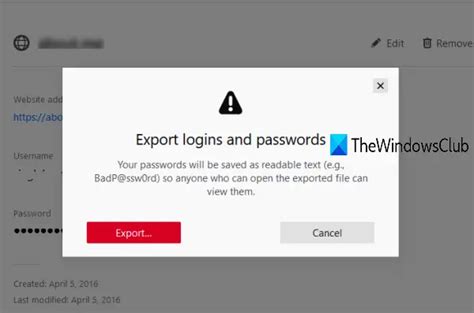 How To Export Passwords From Firefox Browser