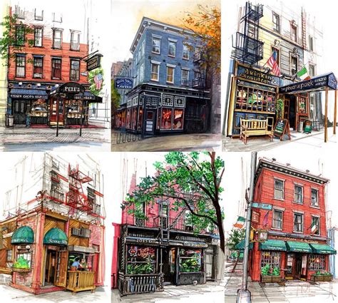 Colorful Buildings In Times Square New York City Bourbon Street