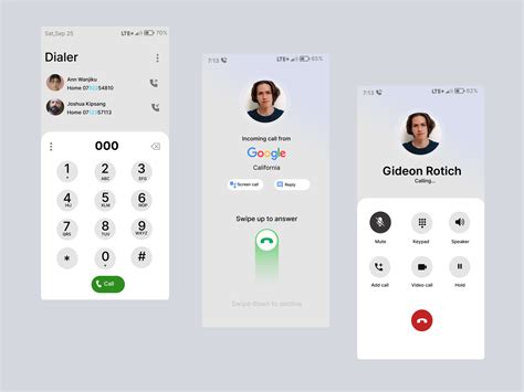 Phone Call Ui By Giddy Rotich On Dribbble
