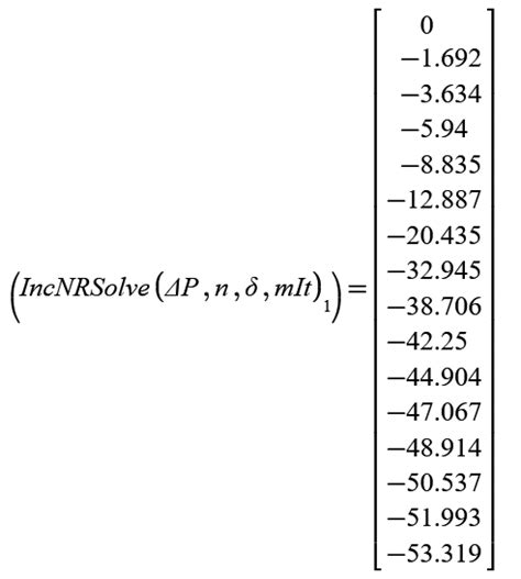Solved Nonlinear Incremental Iterative Solution Newton R Ptc