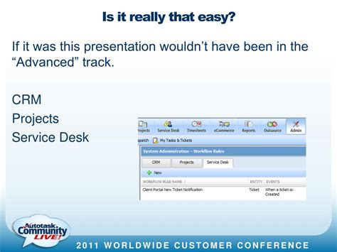 Ppt How I Harness The Power Of Autotask Workflow Rules Powerpoint Presentation Id 6226854