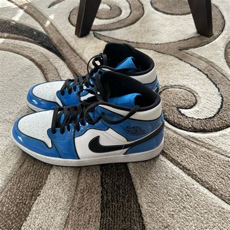 Jordan Shoes Mens Blue Jordan Retro One Mid Poshmark