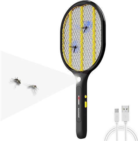Weird Wolf Heavy Duty Mosquito Racket Bat Rechargeable Electric Fly Swatter Mosquito Killer
