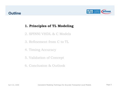 Consistent Modeling Technique For Accurate Transaction Level Models Ppt