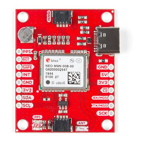 sparkfun gps breakout neo m9n chip antenna qwiic gps 15733 sparkfun electronics