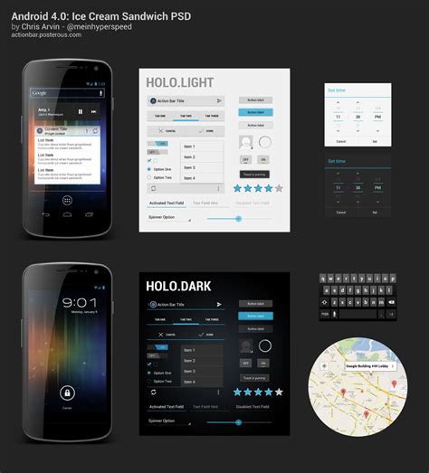 50 Latest Free Mobile Ui Elements Design Kits