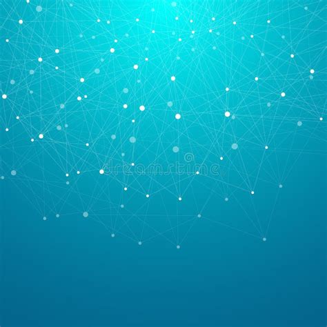 Global Network Connections With Points And Lines Wireframe Background Abstract Connection