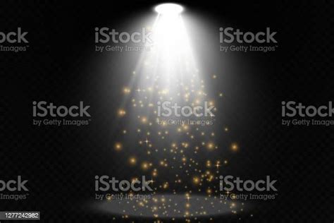 스포트라이트가 있는 밝은 조명 무대 조명 투명 효과의 컬렉션 벡터 그림입니다 0명에 대한 스톡 벡터 아트 및 기타 이미지 0명 검은색 공연 Istock