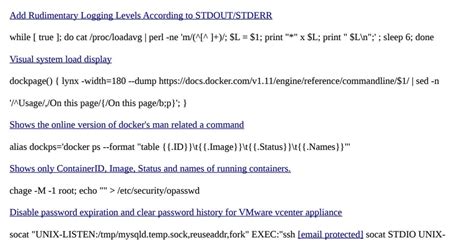 i collected all the submitted commands from and put it into a pdf i thought