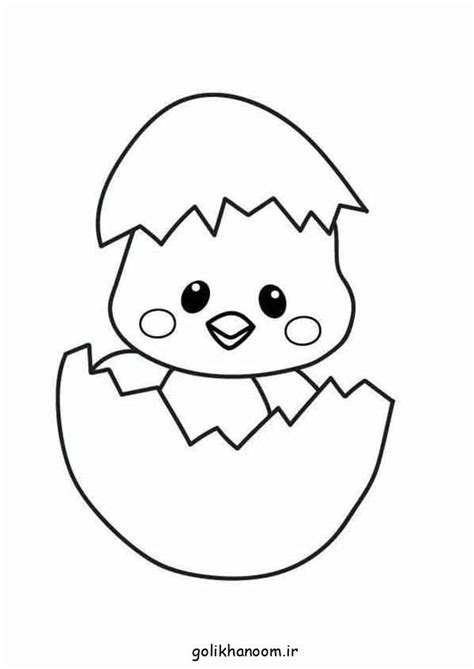 ۶۰ نقاشی جوجه کودکانه ۲۰۲۵؛ تصویر از جوجه‌ هایی زیبا و چاق لاغر برای