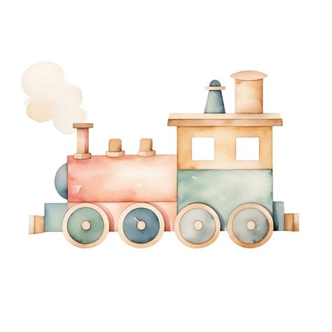 Train Clipart 10  Train Watercolor Clipart Train Clipart
