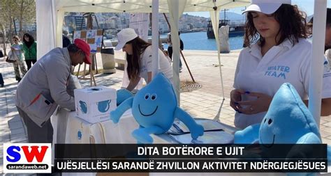 Dita Botërore E Ujit Ujësjellësi Sarandë Zhvillon Aktivitet