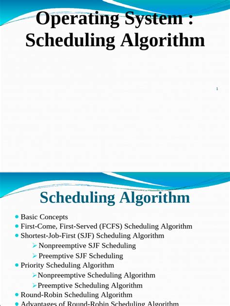 Scheduling Algorithm1 Pdf Scheduling Computing Computer Programming