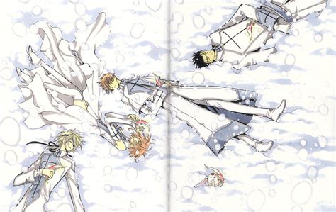 Mokona Sakura Hime Xiaolang Fai D Flowright And Kurogane Tsubasa