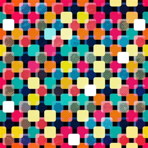 Premium Vector Bright Square Seamless Texture