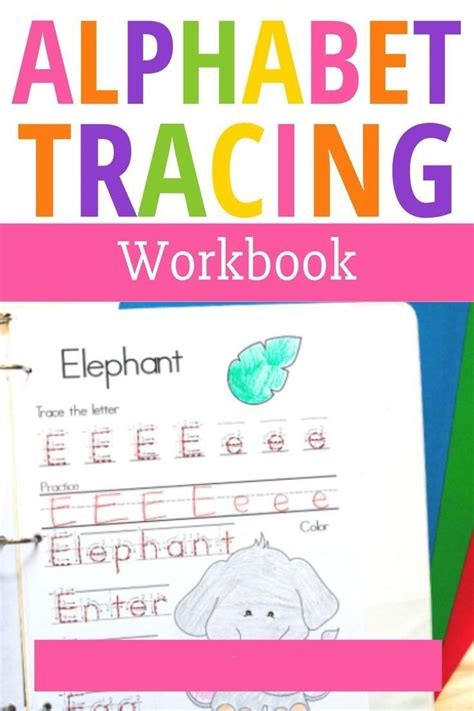 Alphabet Tracing Workbook Artofit