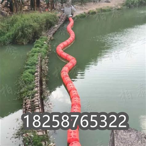 浮体夹网河道拦污排浮筒 PE拦污浮漂 知乎