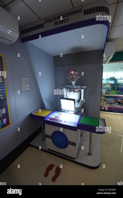 Colour Sensing Robot Of The Digital Adventure Gallery Birla Industrial