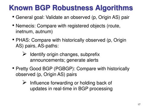 Ppt Routing Data Quality And Its Impact On Bgp Anomaly Detection Algorithms Powerpoint