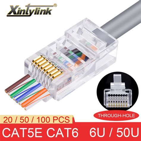 Xintylink Rj45 Cat6 Cat5e 50u 6u Utp 8p8c Cat 6 Lanjpeg