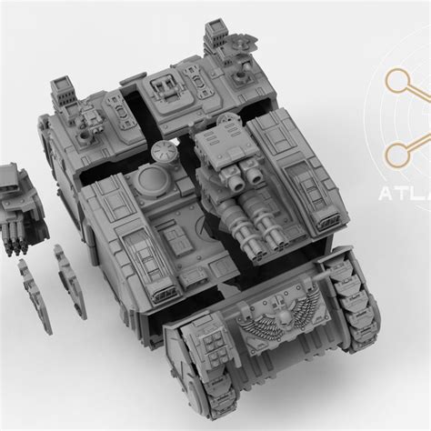 3d Printable Loxodon Heavy Apc By Atlan Forge