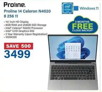Proline Celeron N Offer At Incredible Connection
