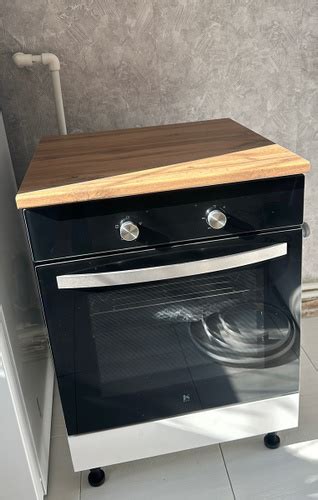 Кухонный модуль Тайлер ШНД 600 софт пломбир шкаф напольный для духовки купить на Ozon по низкой