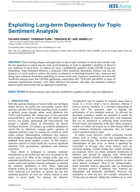 pdf exploiting long term dependency for topic sentiment analysis