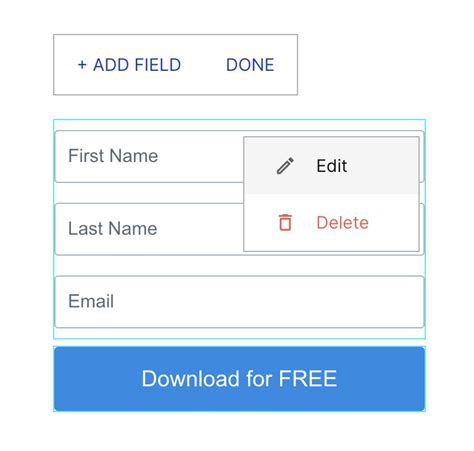 The Different Types Of Form Fields Instapage Help Center