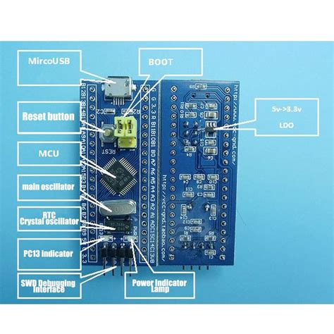 Stm32f103c8t6 Arm Stm32 Módulo De Placa De Desarrollo De Sistema Mínimo Para Arduino