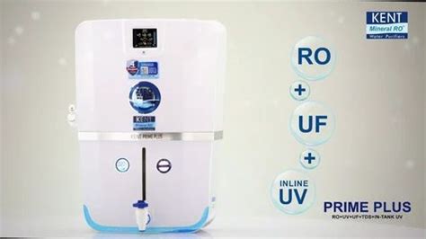 Wall Mounted Kent Prime Plus Water Purifier 8 L Ro Uv At ₹ 14000