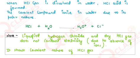 Class10 Icse Chemistry Important Notes Chapter Hcl