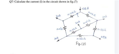 Solved Calculate The Current I In The Circuit Shown In Chegg