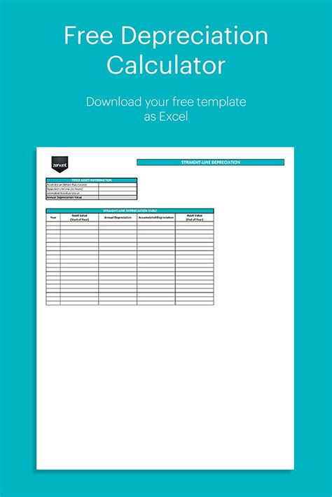 Free Depreciation Calculator In Excel Excel Invoicing Software