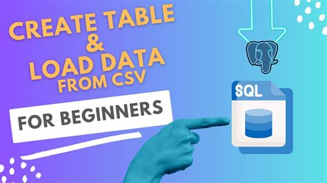 3 Create Table And Import Data Using Postgresql Features Data Analysis With Sql Sql Postgresql