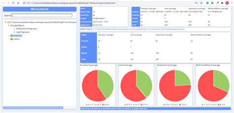 Selenium Code Coverage Rkvalidate